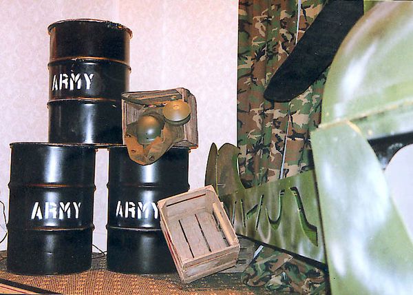 1940s Military WWII Decor - Display Group