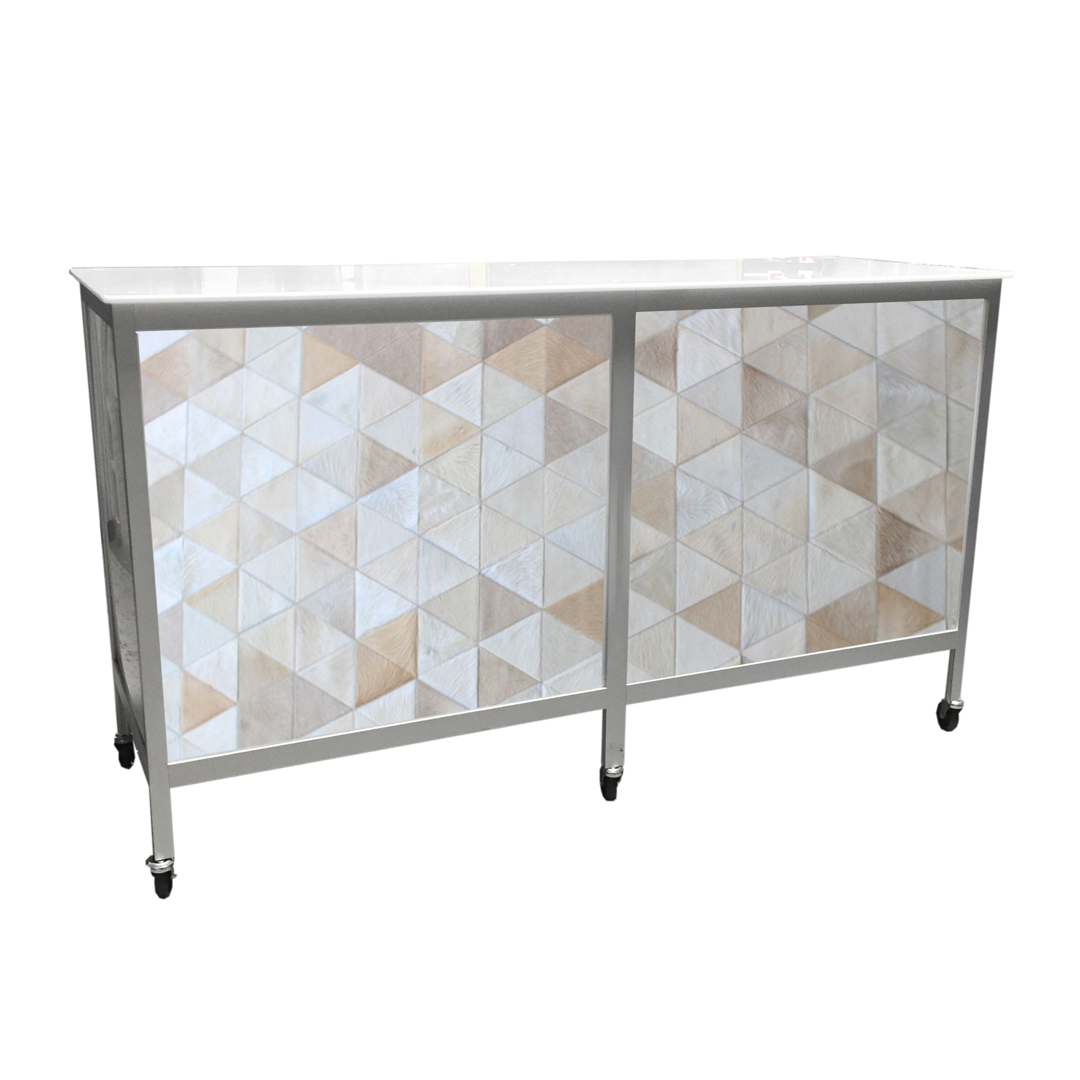 Aluminum Light Counter Branded - Display Group