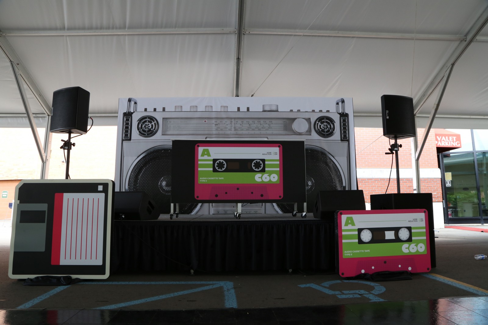 Gian Boom Box, Floppy Disc, Cassette Tape - Display Group