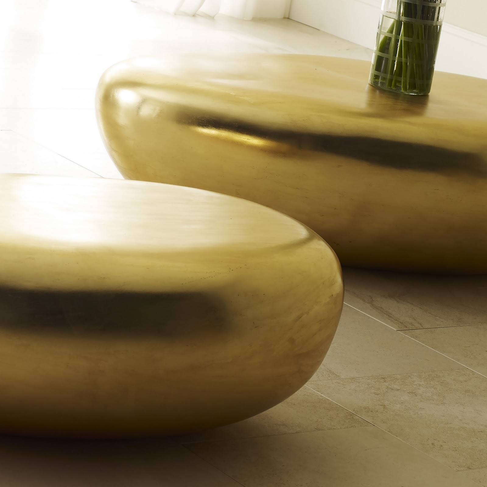 Gold Boulder Coffee Table - Display Group