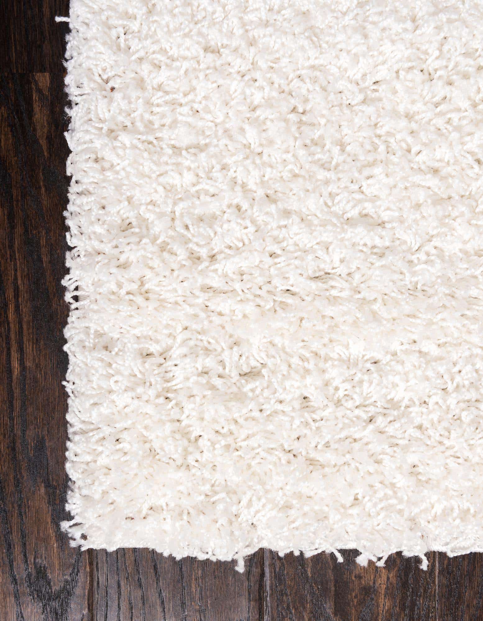 White Shag Rug August Rush - Display Group